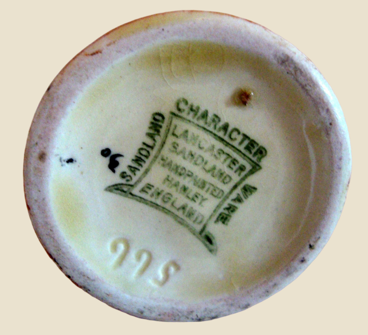 Miniature Sandland Character Tankard Sam Weller and Sairey Gamp Dicken ...