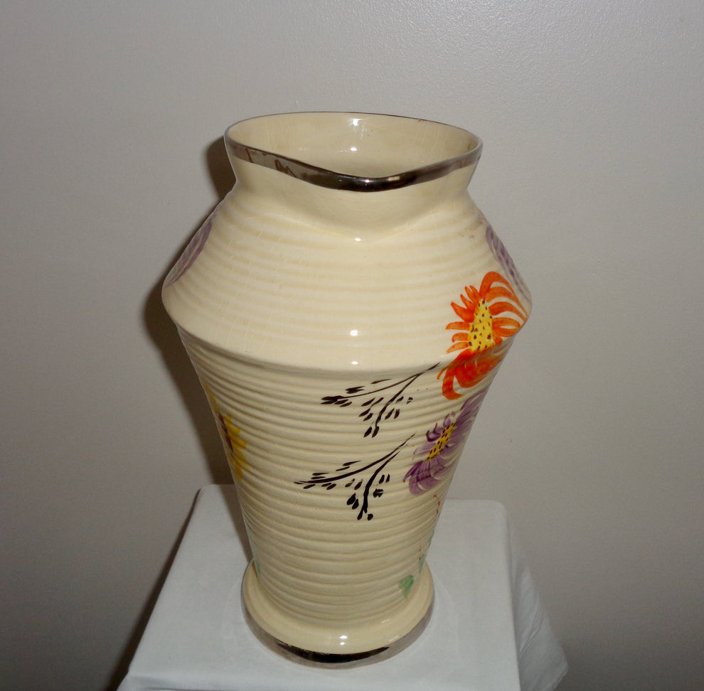 1950s Arthur Wood Pottery Clifton 644 Hand Painted Floral Jug – Mullard ...