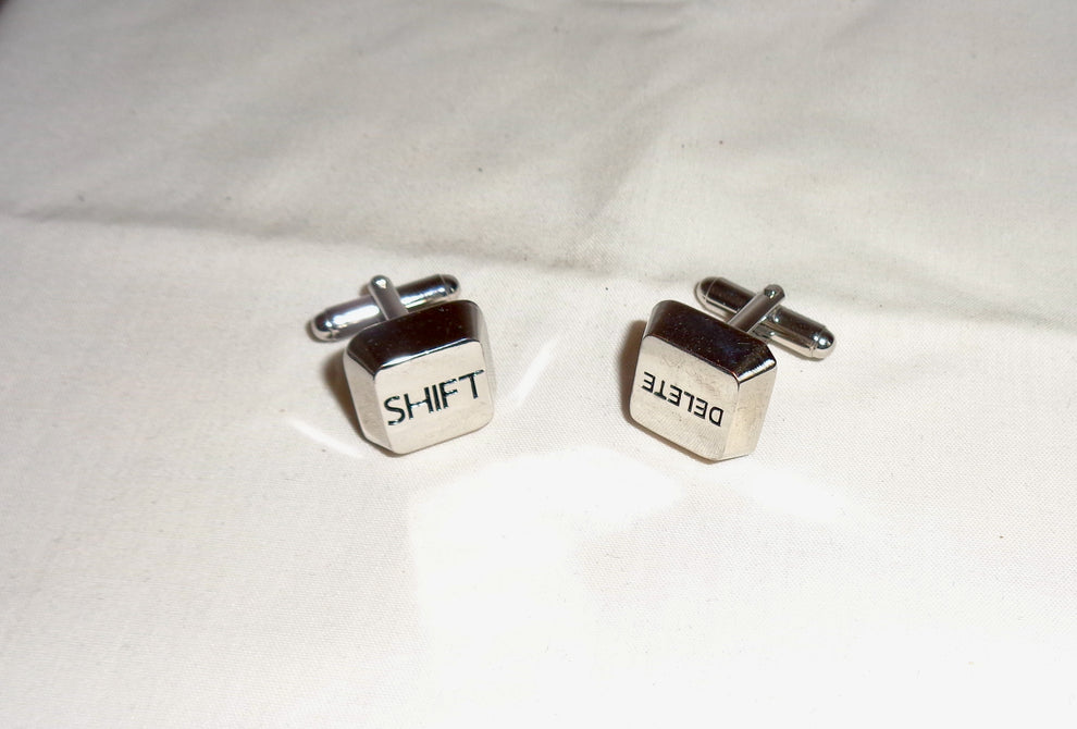 Novelty Computer Keyboard Cuff links – Mullard Antiques and Collectibles