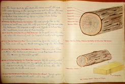 WW2 RAF Seaplane Hull And Float Engineer's Note Book With Two Cartoon ...