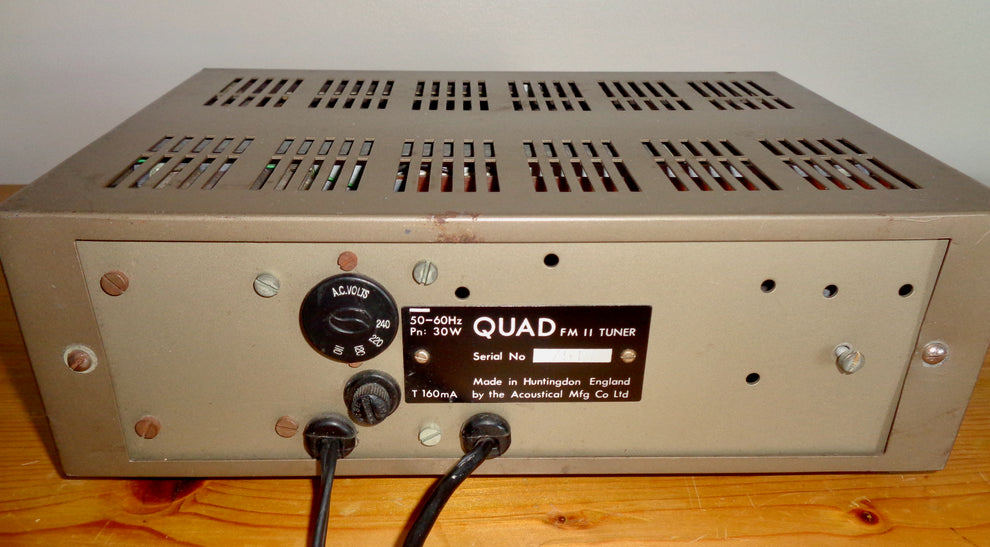 Quad FM2 Stereo Valve Tuner – Mullard Antiques and Collectibles