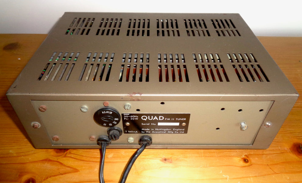 Quad FM2 Stereo Valve Tuner – Mullard Antiques and Collectibles