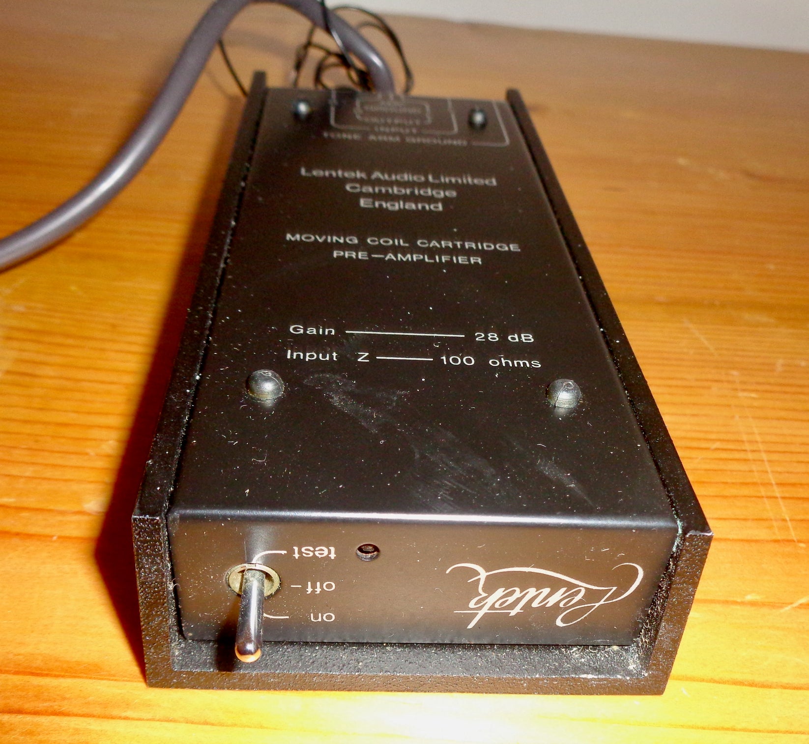 Lentek Audio Ltd Moving Coil Cartridge Pre Amplifier – Mullard Antiques ...