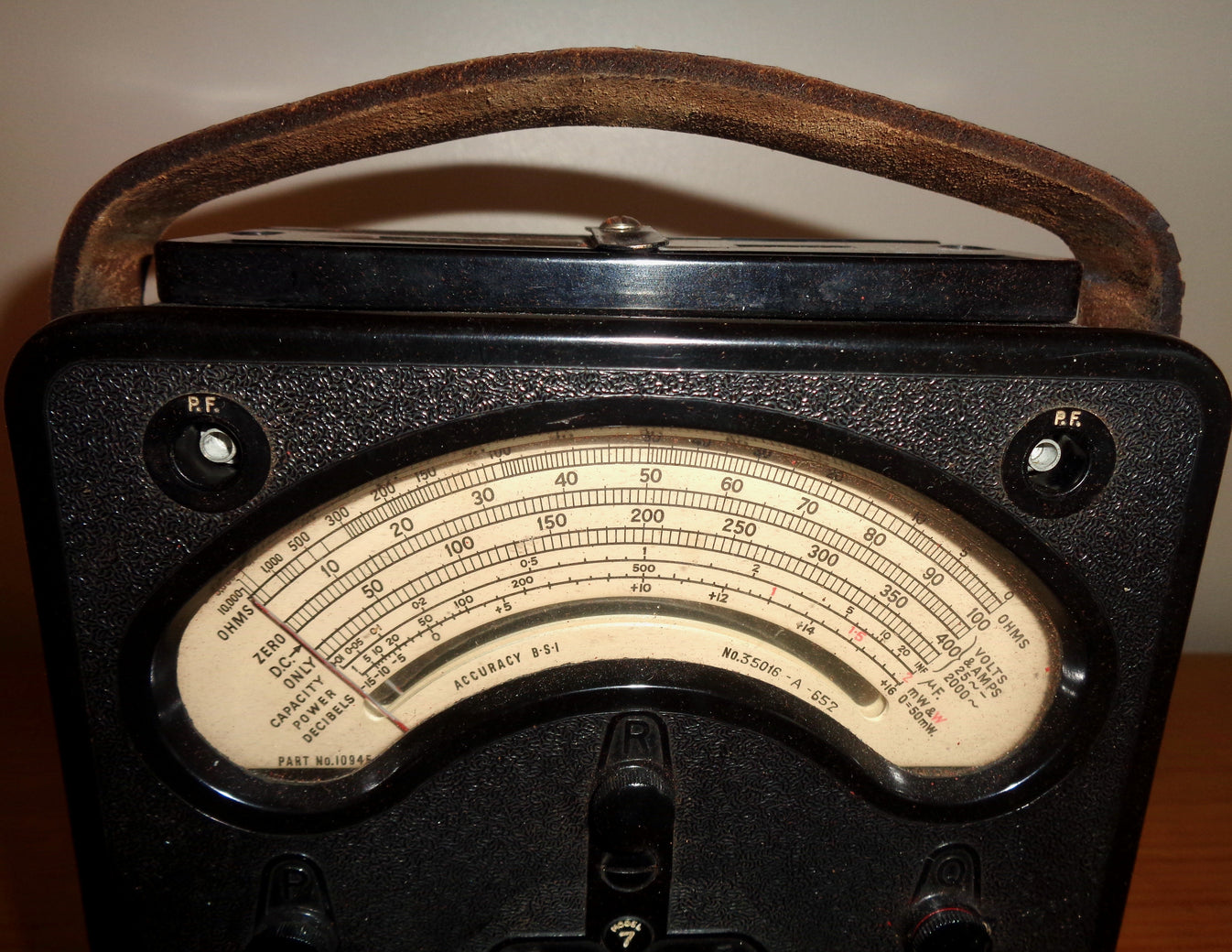 1940s Universal Avometer Model 7 With Tan Leather Transit Case ...