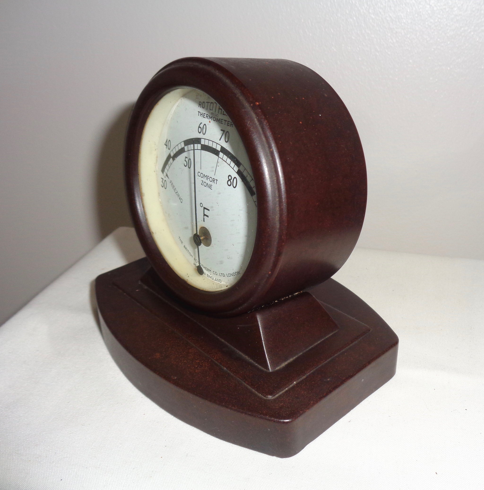 Vintage Brown Bakelite Rototherm Thermometer – Mullard Antiques and ...