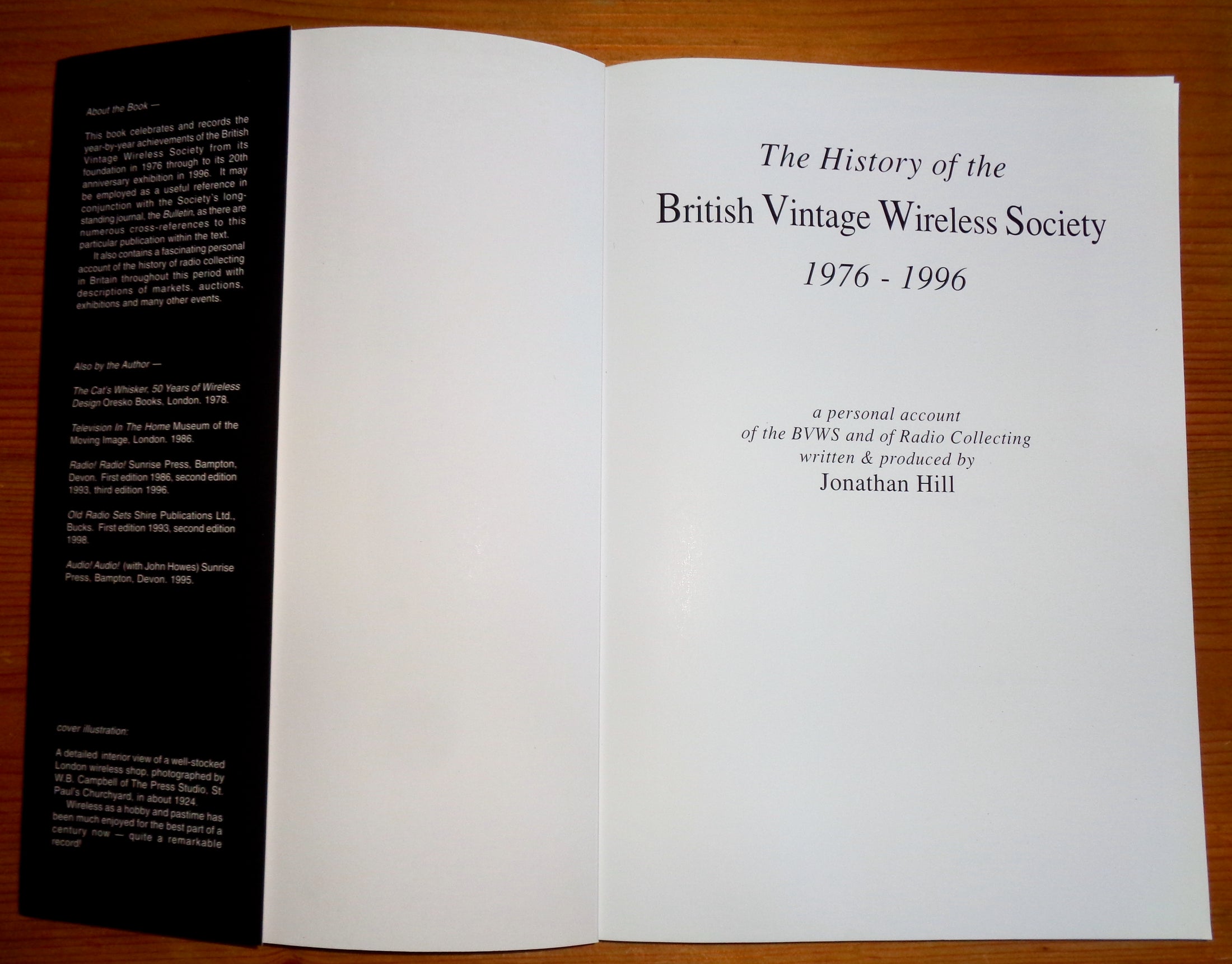 The History of the British Vintage Wireless Society 1976-1996 By Jonat ...