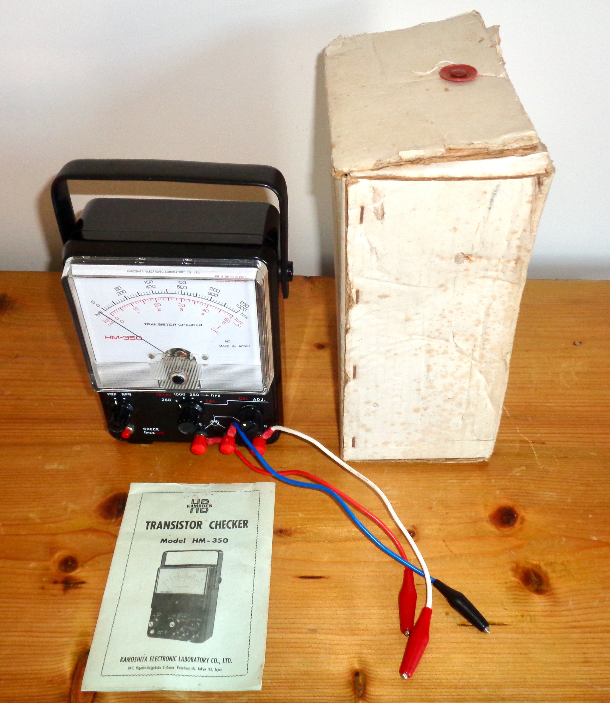 1970s Boxed Kamoden Model HM 350 Transistor Checker – Mullard Antiques ...