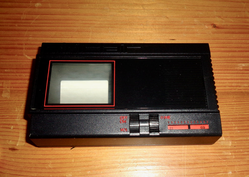 1980s Portable Sinclair Flat Screen Pocket Television TV 80 FTV1 ...