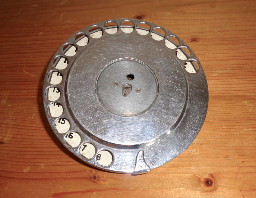 Vintage Rotary Telephony Dial With Eighteen Numbers – Mullard Antiques ...