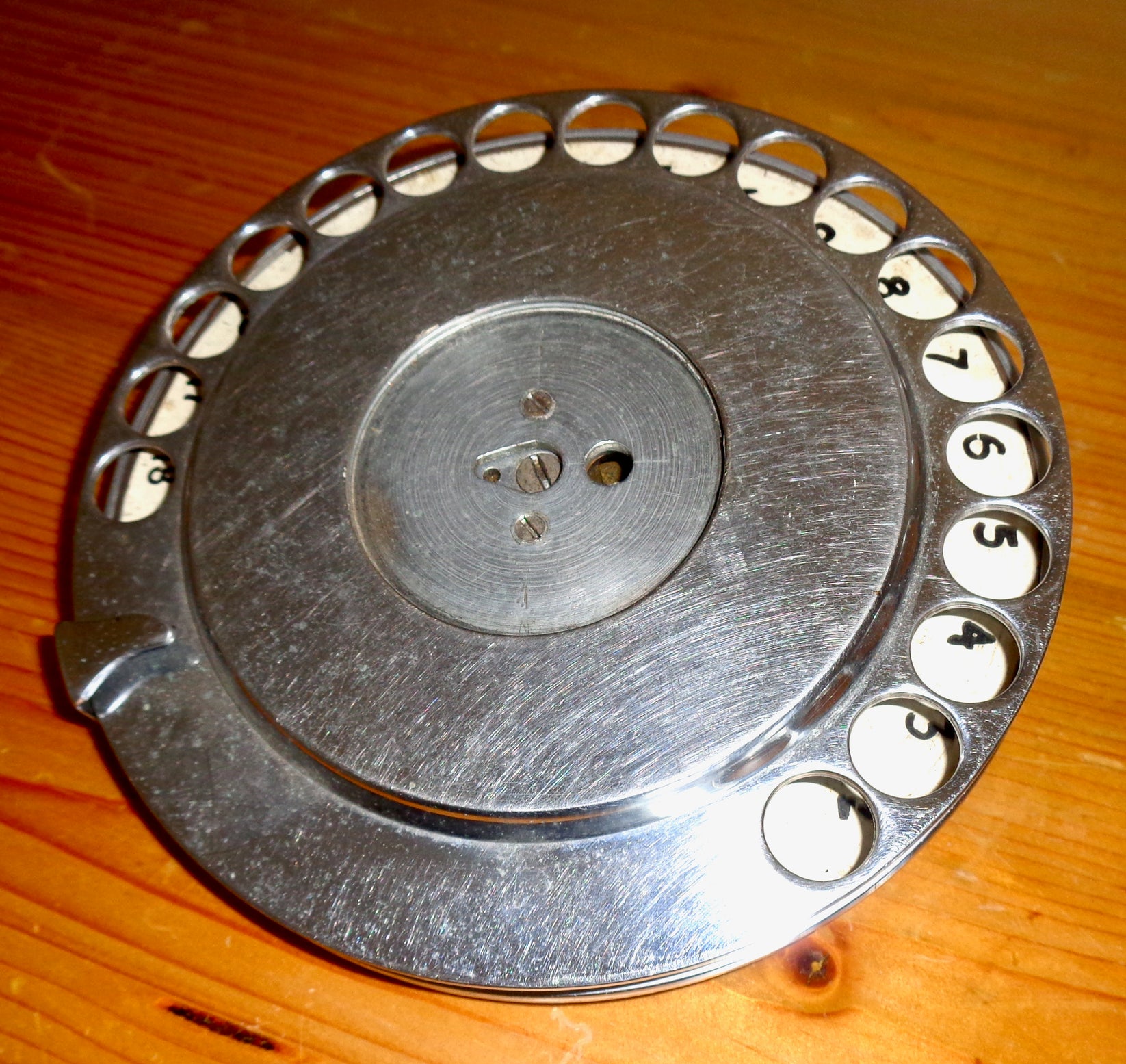 Vintage Rotary Telephony Dial With Eighteen Numbers – Mullard Antiques ...