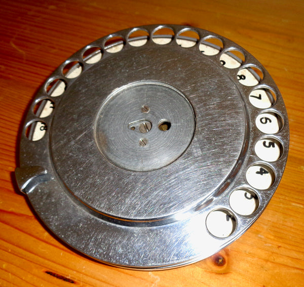 Vintage Rotary Telephony Dial With Eighteen Numbers – Mullard Antiques ...