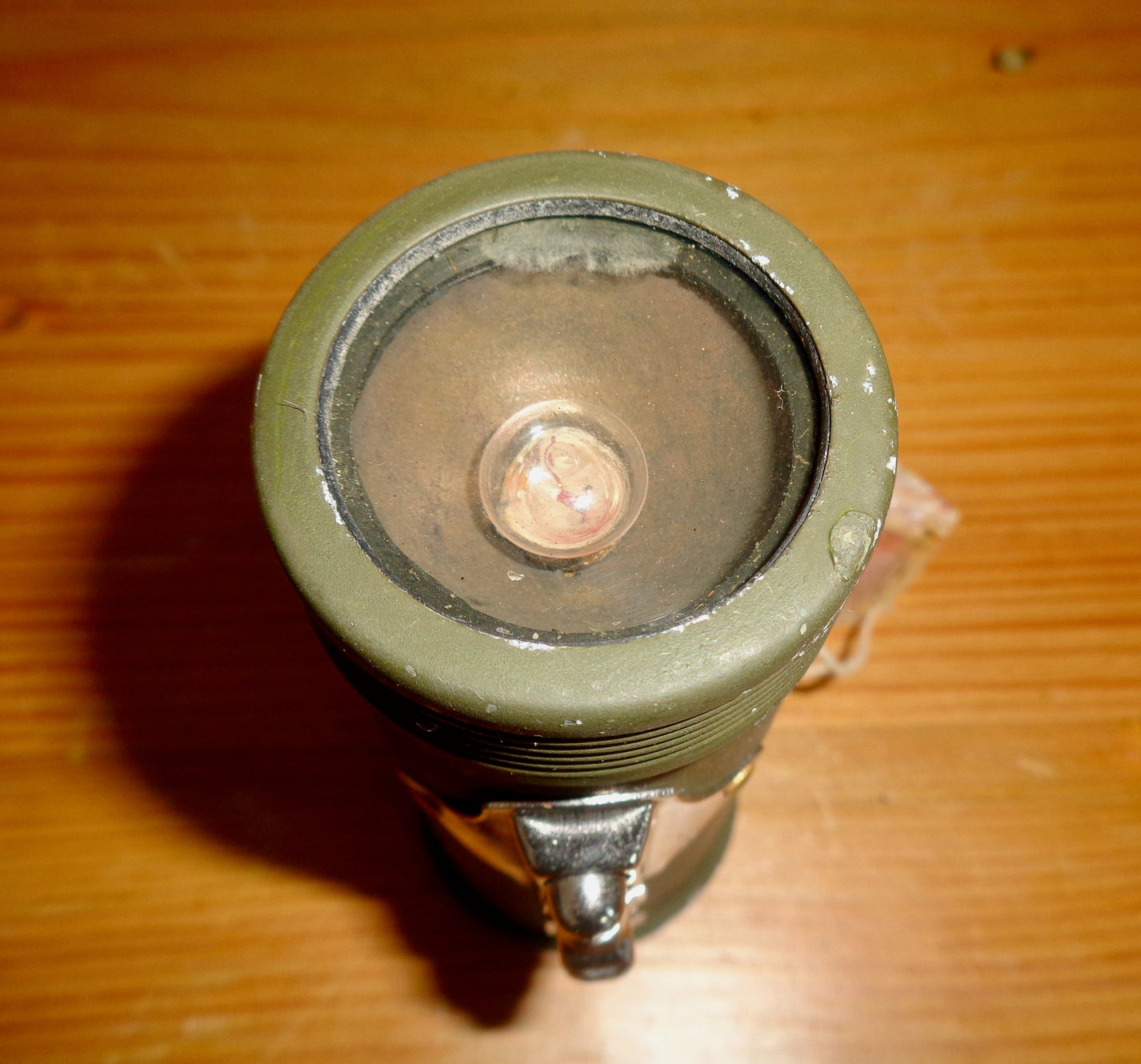 Vintage Military Hand Torch With Khaki Green Coated Surface Y3/WB/3841 ...