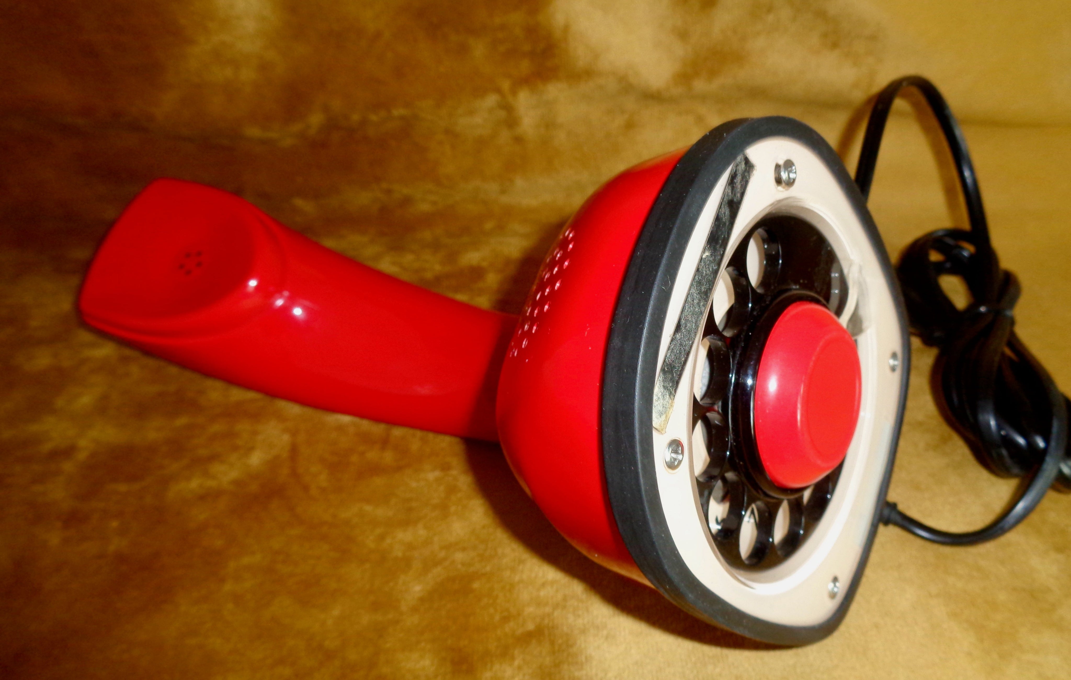 1980s Original Red Ericofon 600 Telephone By Ericsson – Mullard ...
