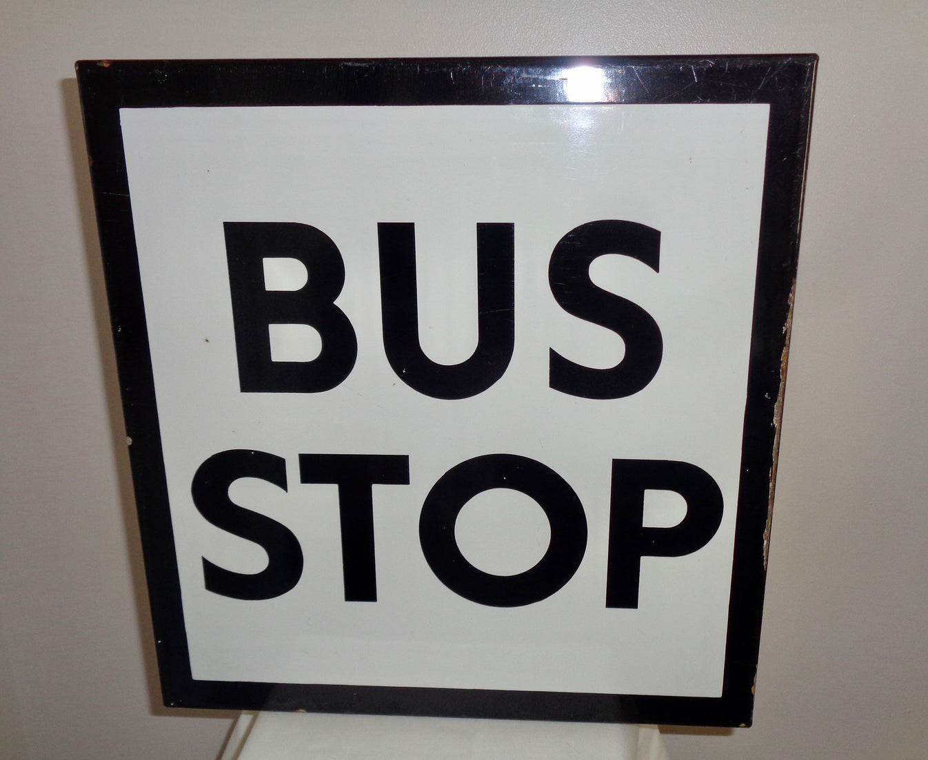 Enamel Aldershot & District Traction Co. Ltd 1960s Bus Stop Sign ...