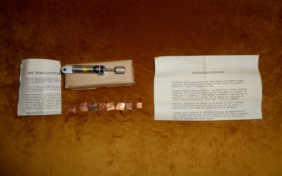 Vintage Transcriptor Stylus Scales For Measuring Pressure Of A Pick Up ...