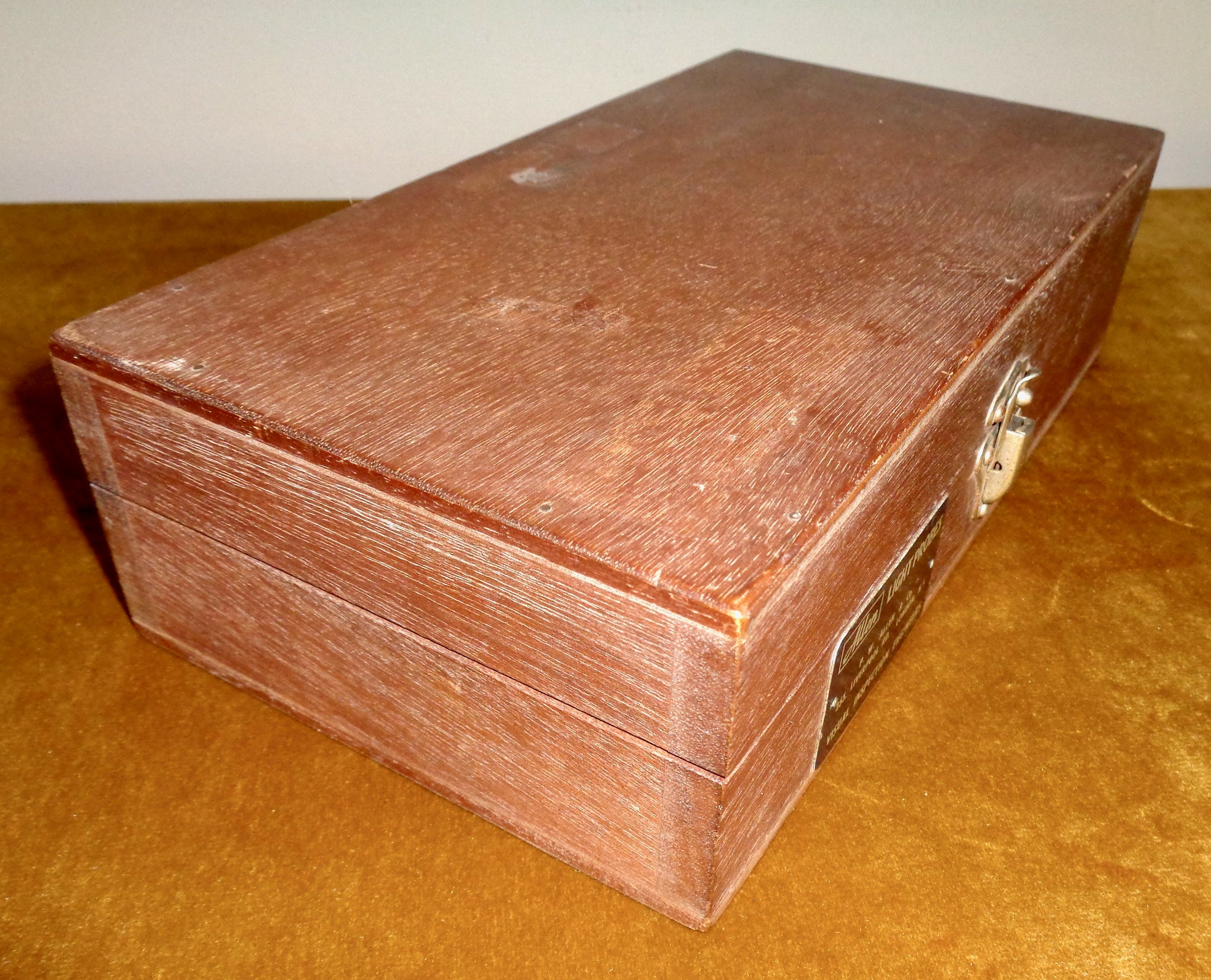 Vintage PW Allen Visual Inspection Light probes In A Wooden Case ...