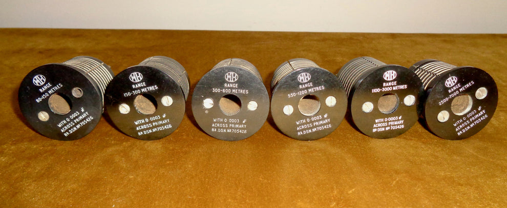1920s Set of Six McMichael Hesketh MH Barrel Type HF Transformers ...