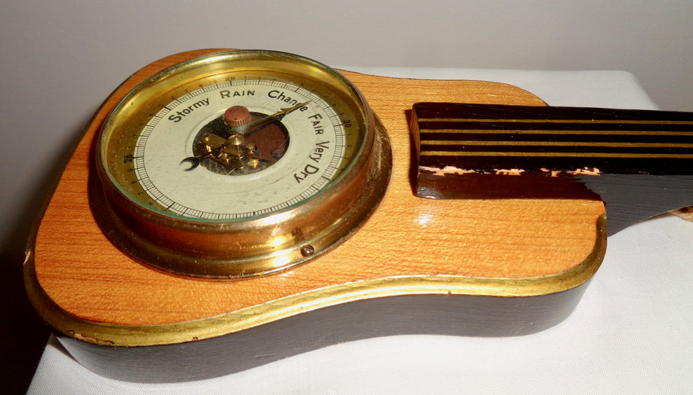 Guitar Shaped Barometer Vintage Souvenir/Touristware – Mullard Antiques ...