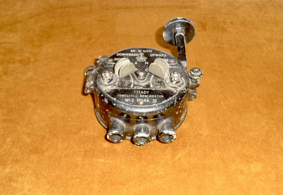 WW2 RAF Metal Identification Lamp Morse Key No.2 Mark III 5C/372 ...