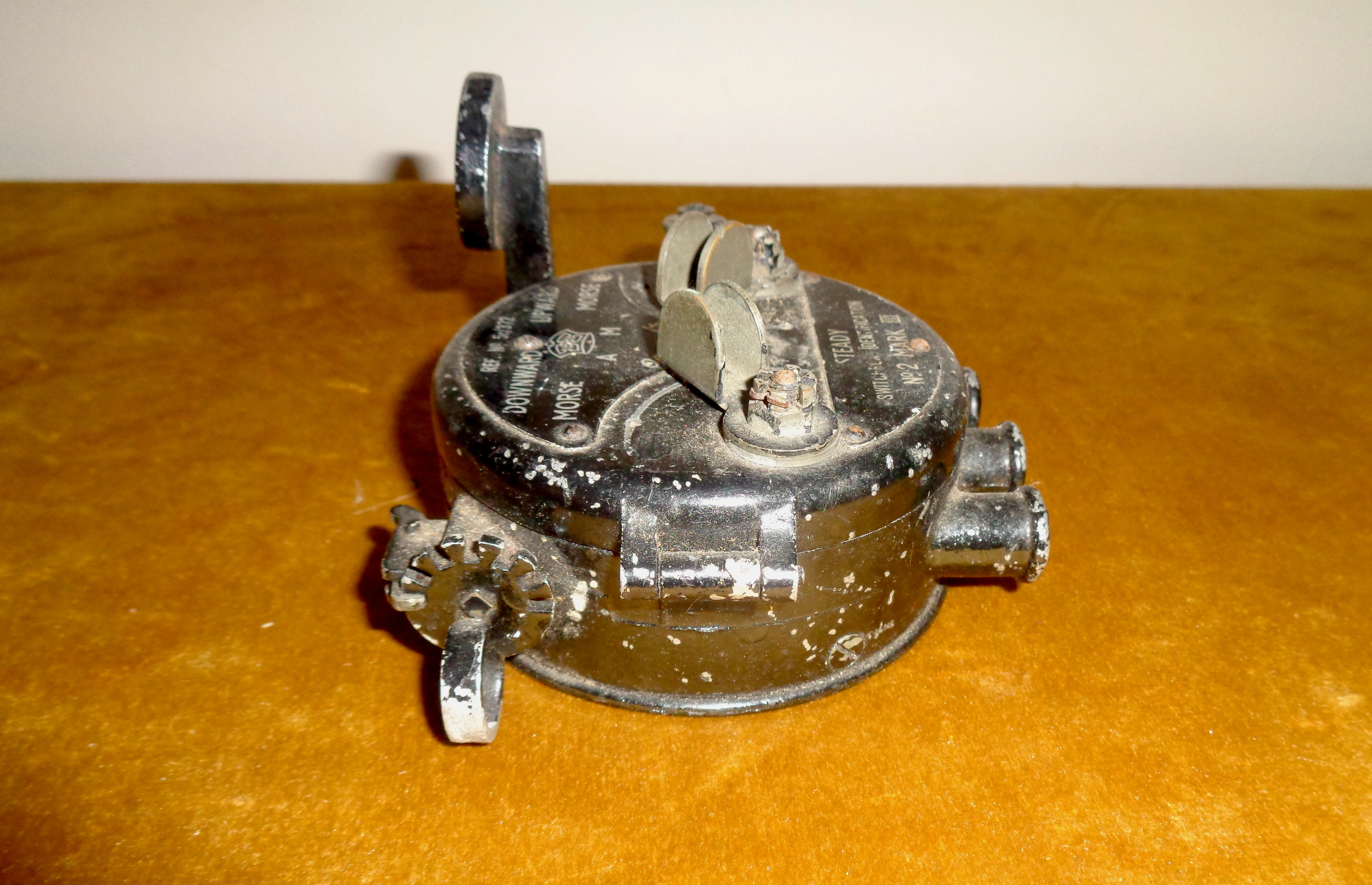 WW2 RAF Metal Identification Lamp Morse Key No.2 Mark III 5C/372 ...