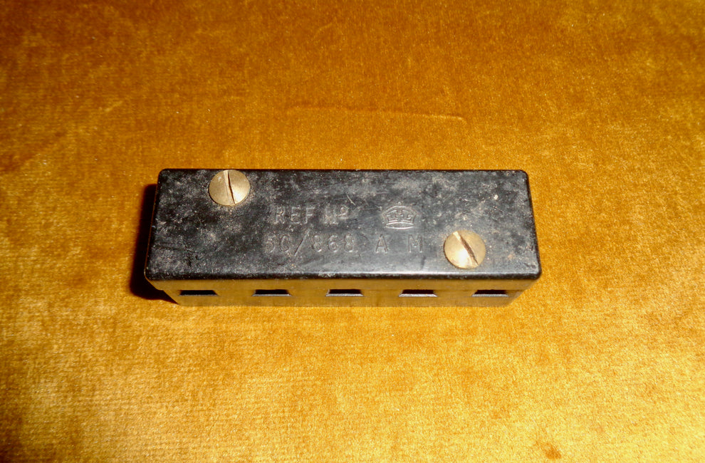 Vintage RAF Aircraft Electrical 5-way Terminal Block B. Air Ministry R ...