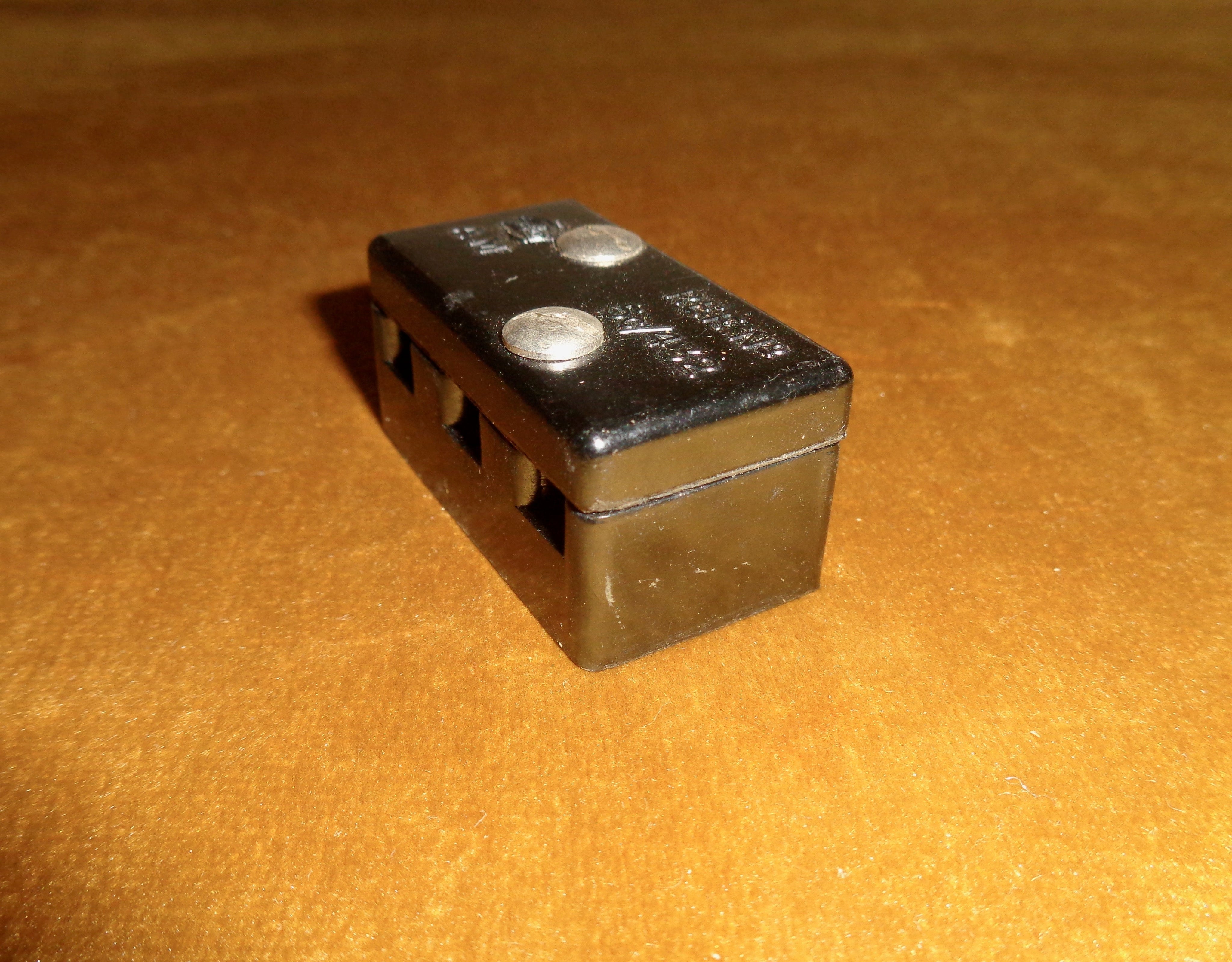 WW2 RAF Aircraft Electrical 3-way Terminal Block No.1. Air Ministry Re ...
