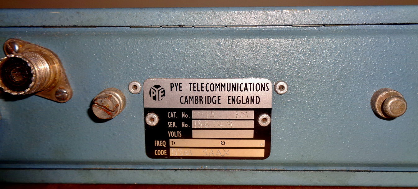 1960s Pye Westminister W15FM Vehicle Private Mobile Radio PMR – Mullard ...