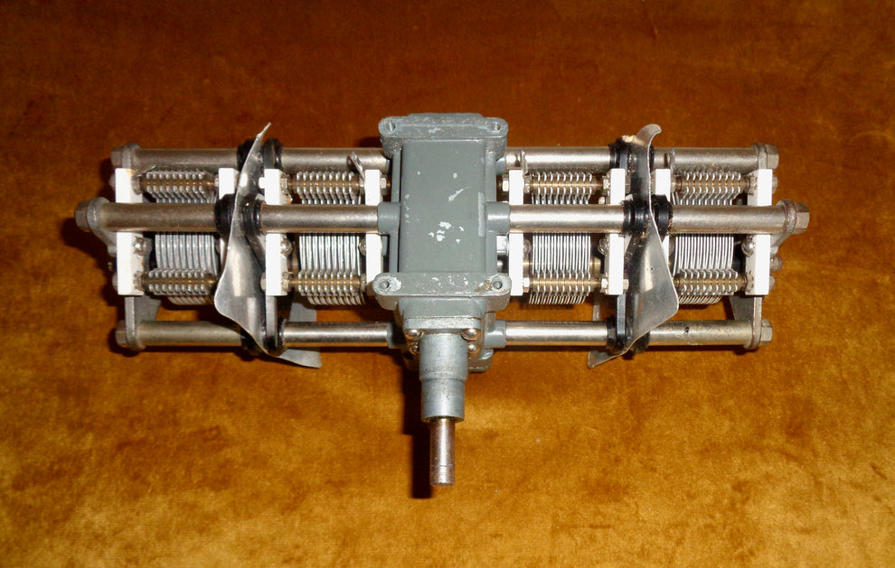 National Precision Condenser PW-4, HRO, 4-section Tuning Gang, Gearbox ...