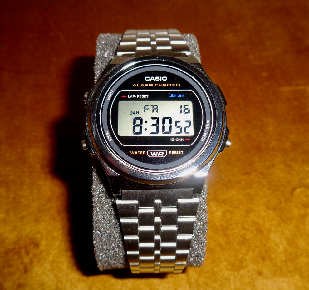 Casio Vintage Alarm Chronograph Watch A171WE-1AEF Model Number 596 127 ...