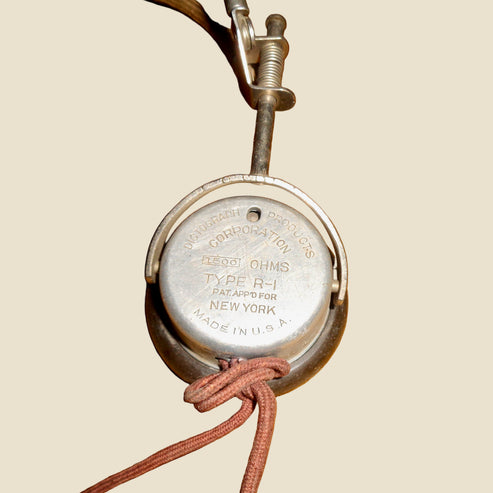 Vintage Dictograph Head Phones Type R-1 1500 Ohms – Mullard Antiques ...