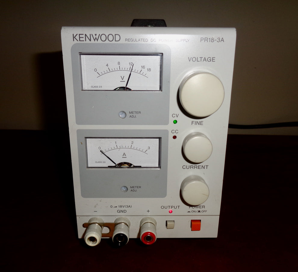 Kenwood PR18-3A Regulated DC Power Supply – Mullard Antiques and Collectibles