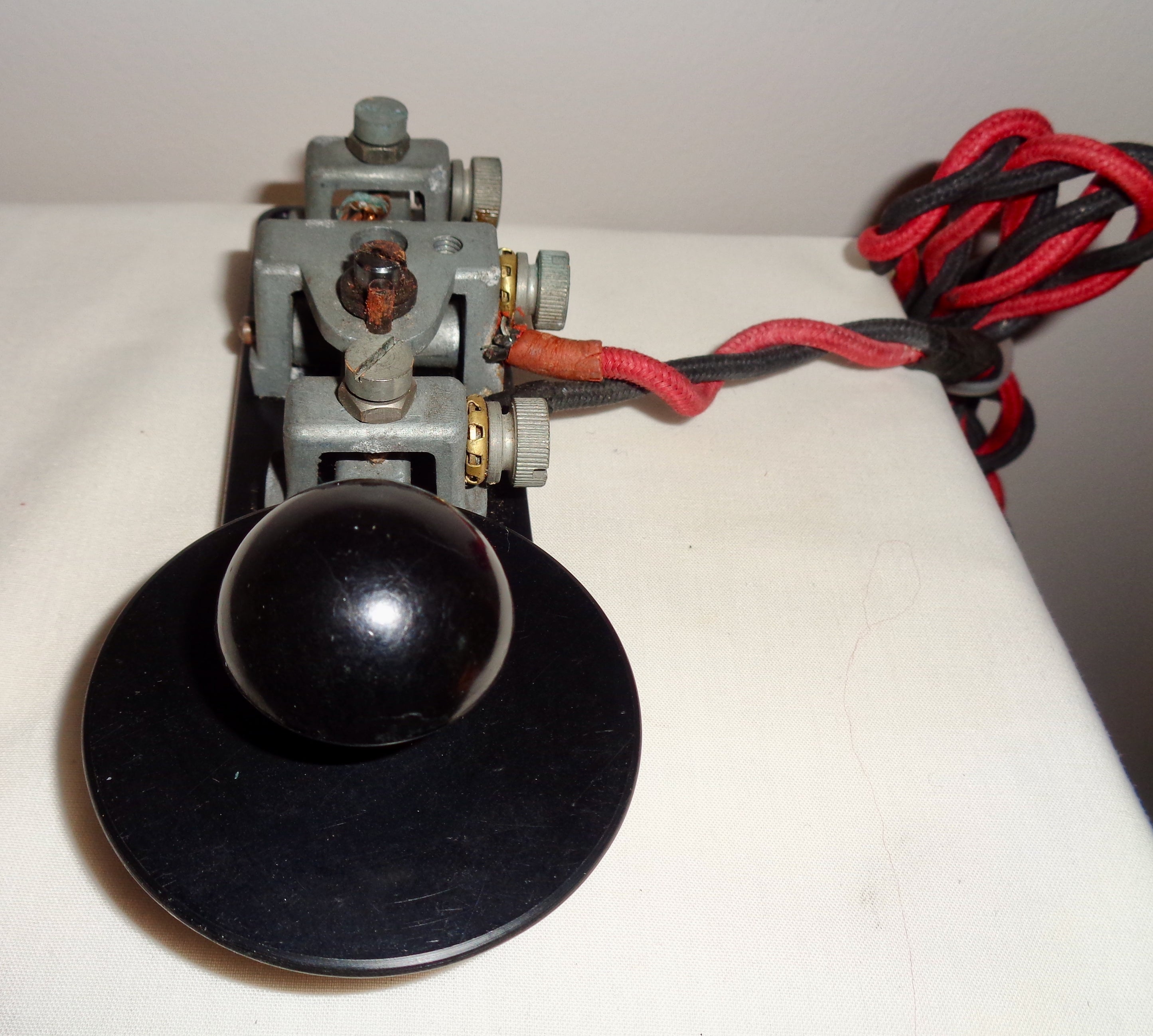 1940 Group 1 No.2 Key WT 8 Amp WW2 Military Morse Key and Plug ...