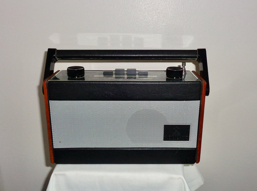 Vintage R717 Roberts Radio In Original Black Leatherette – Mullard ...
