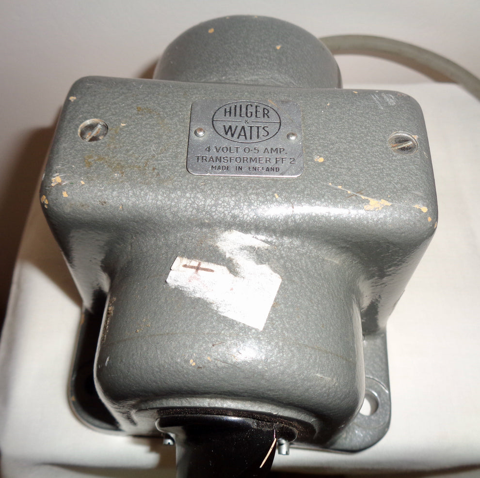 Hilger and Watts 4 Volt 0.5 Amp Microscope Transformer FF2 – Mullard ...
