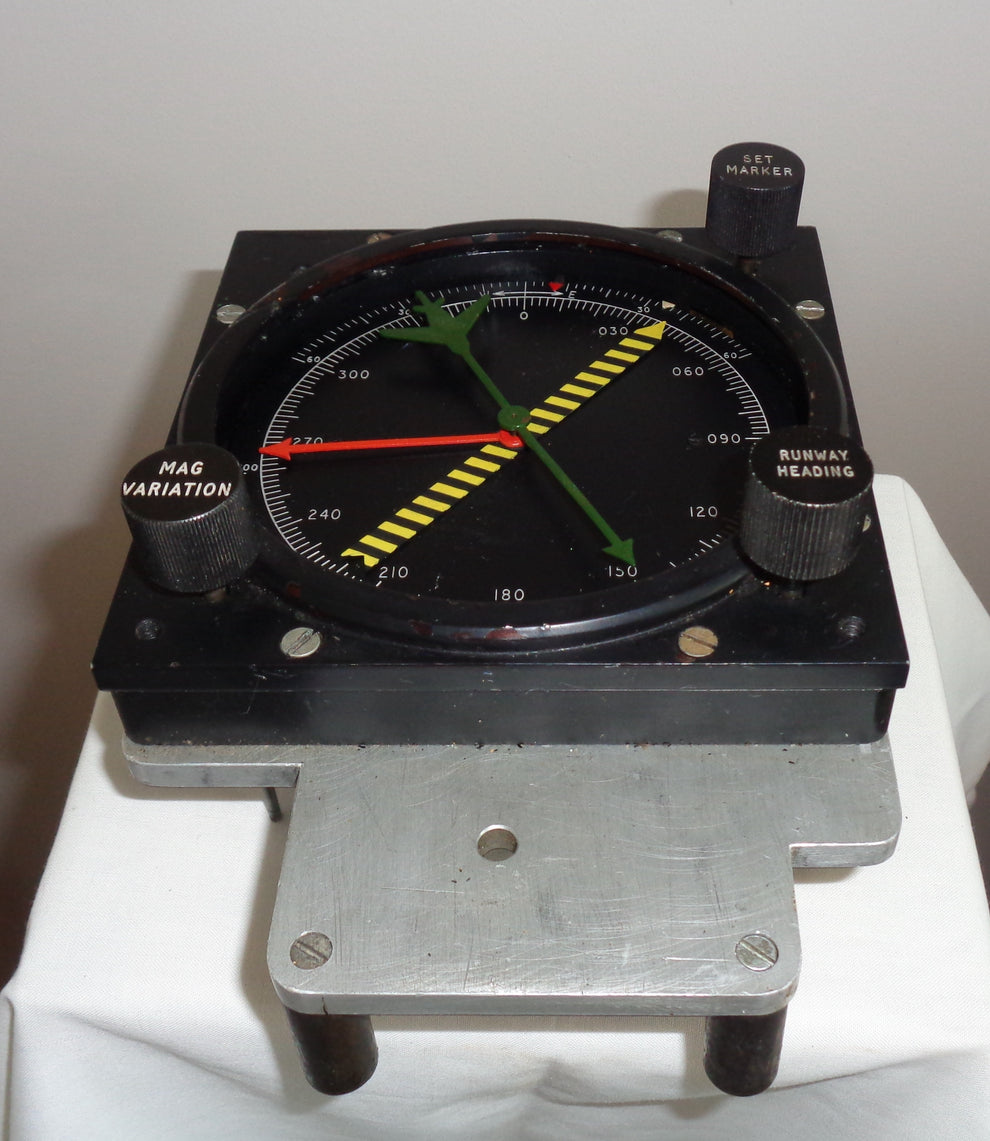 Vintage Aircraft Flight Combination Instrument Meter – Mullard Antiques ...