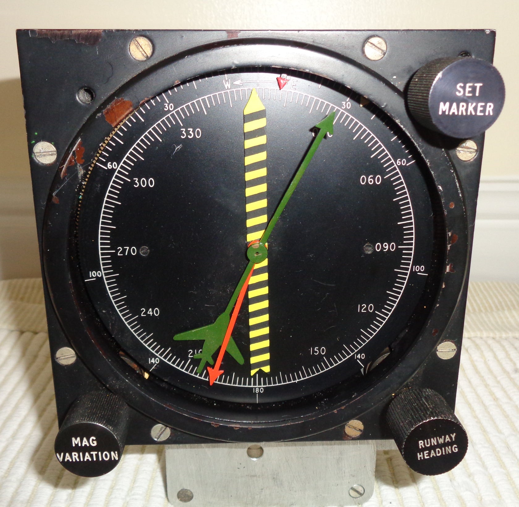Vintage Aircraft Flight Combination Instrument Meter – Mullard Antiques ...