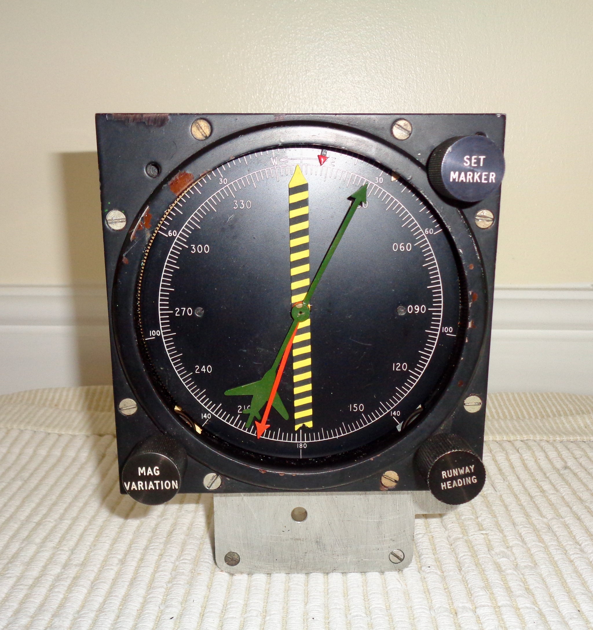 Vintage Aircraft Flight Combination Instrument Meter – Mullard Antiques ...