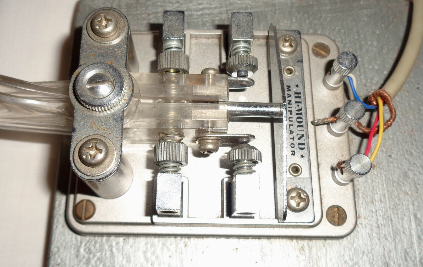 Vintage Hi-Mound Manipulator MK-703 Bug/Dual Paddle/Iambic Morse Key ...