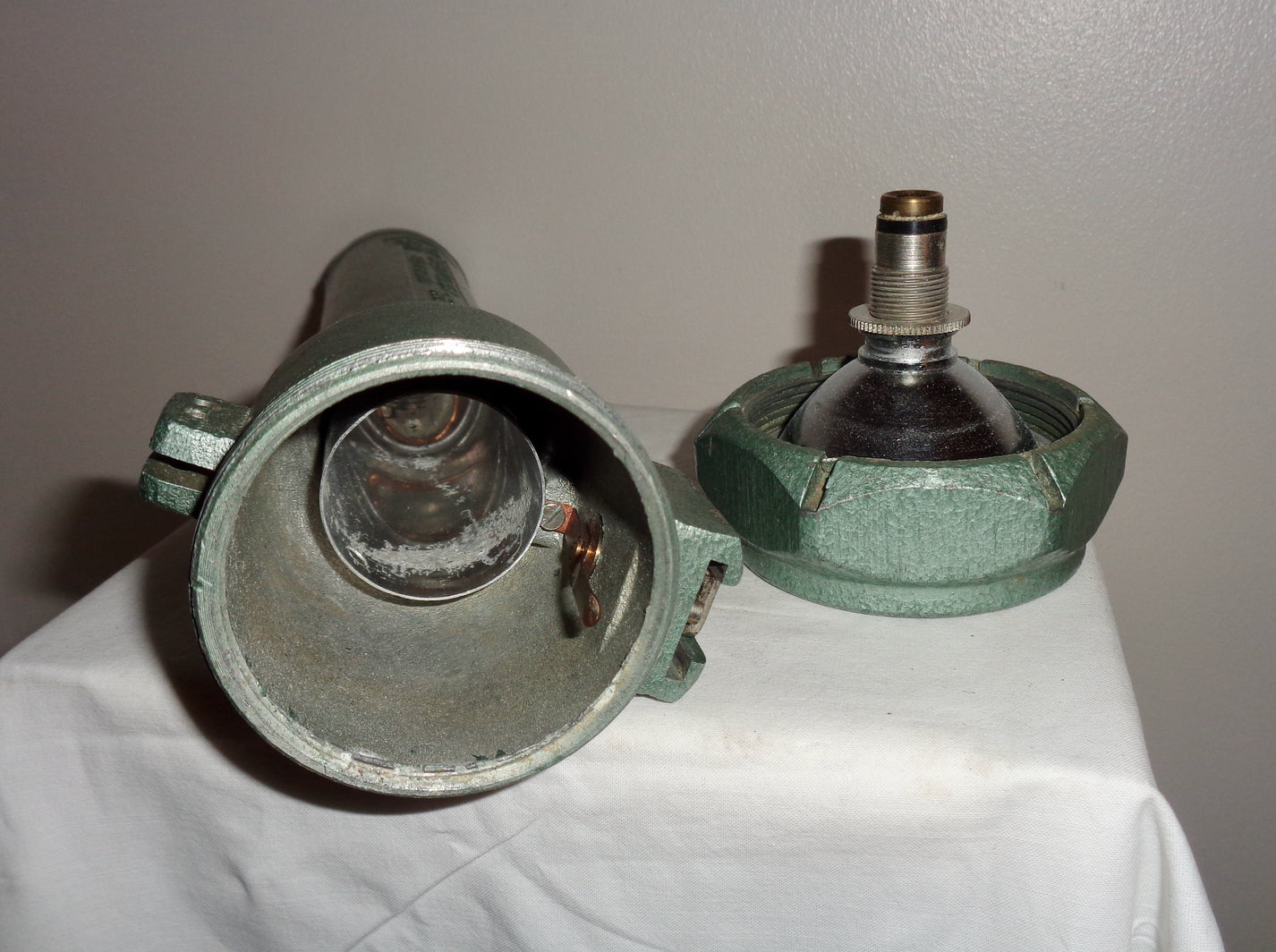 Vintage Miner's Safety Torch By Shimwell Alexander SA6060 Under GEC Li ...