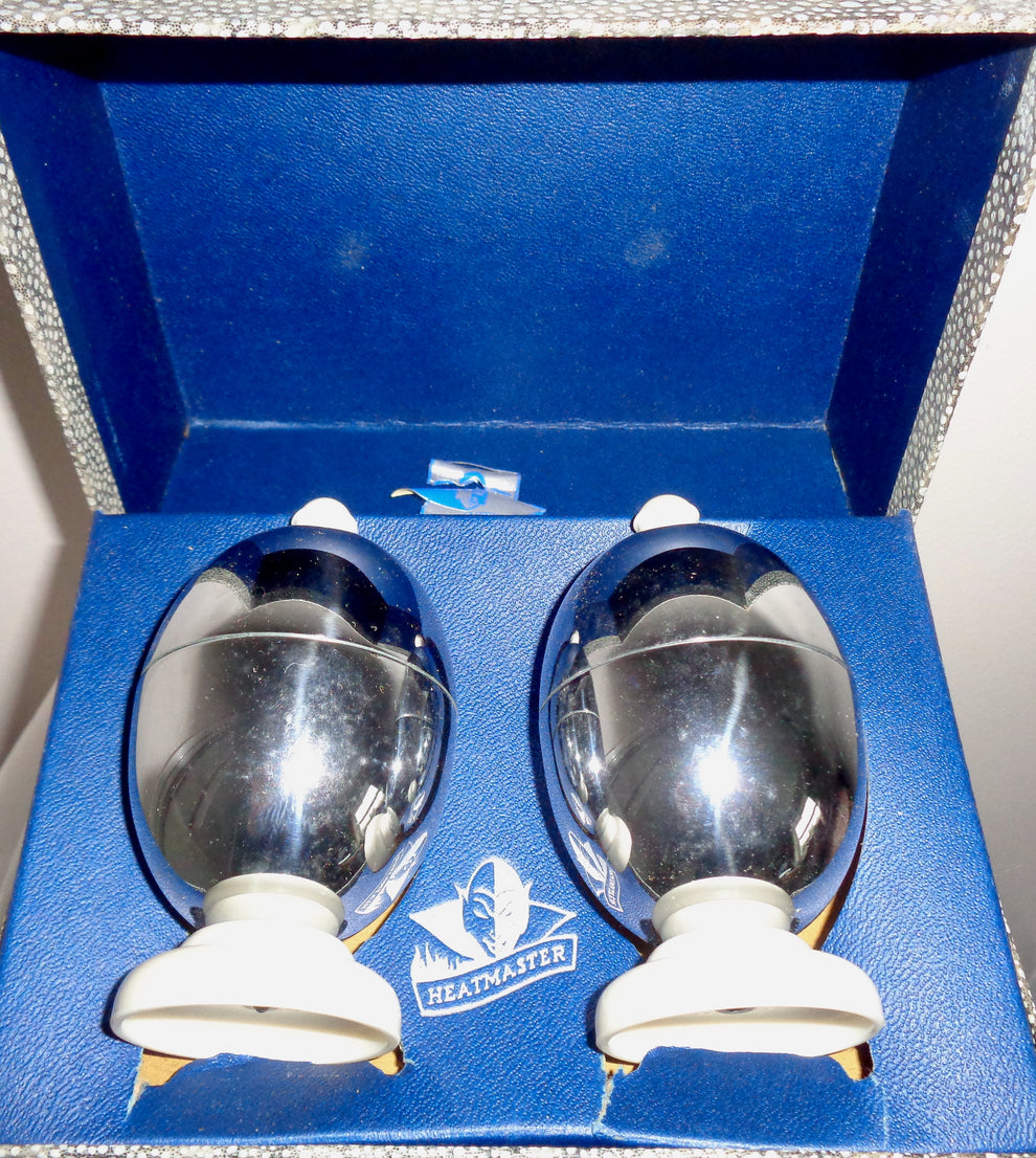 1940s Vintage Heatmaster Insulated Egg Cups Boxed Pair – Mullard ...
