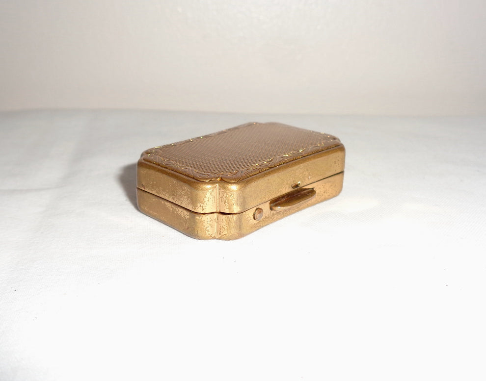 Vintage Stratton of London Gold Tone Pill Box – Mullard Antiques and ...