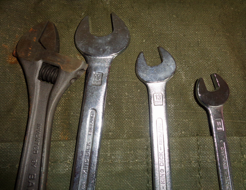 Vintage Military Land Rover Canvas Tool Roll With Tools – Mullard ...