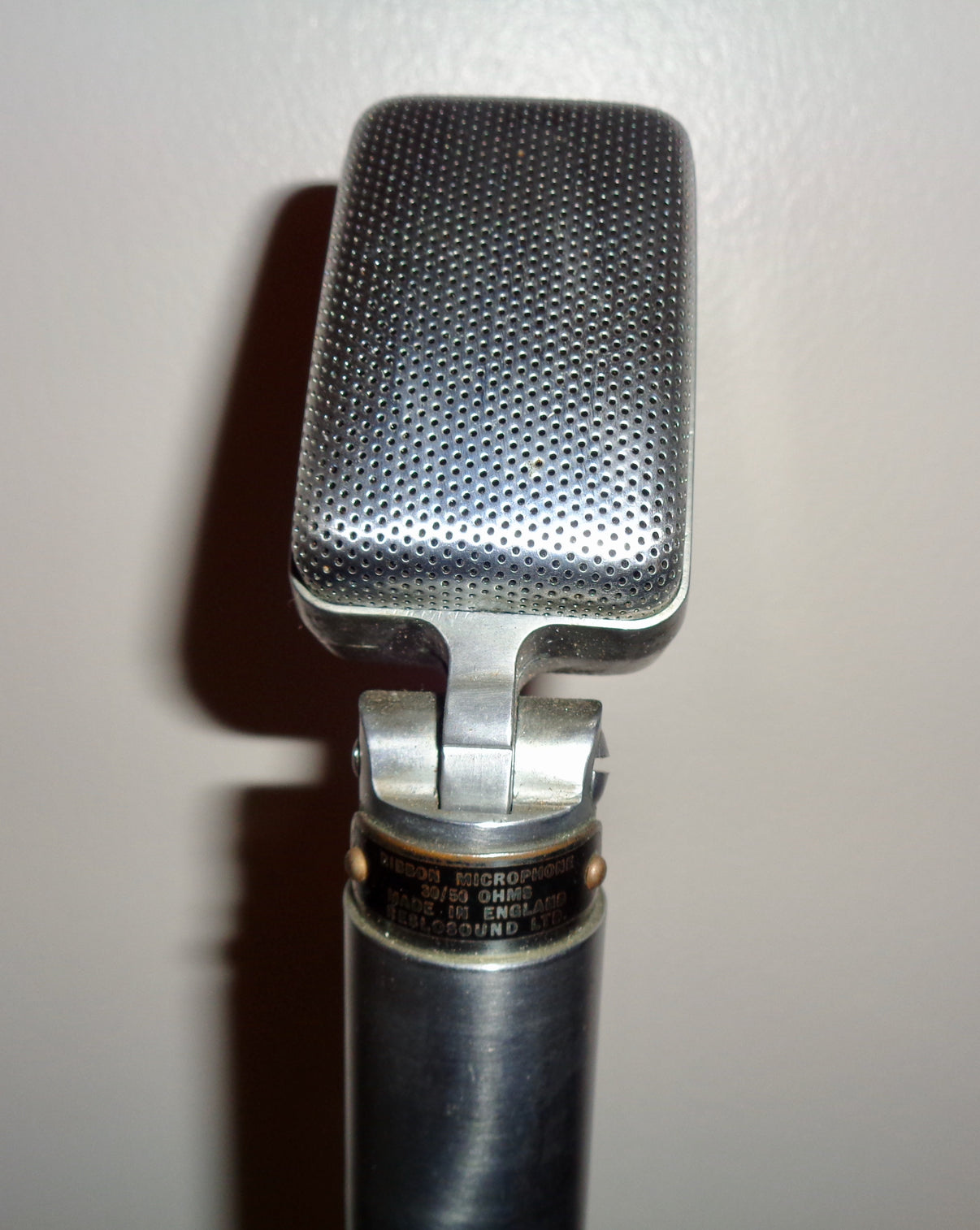 1960s Reslo RBL Black Label Ribbon Microphone 30-50 Ohm With Stand ...