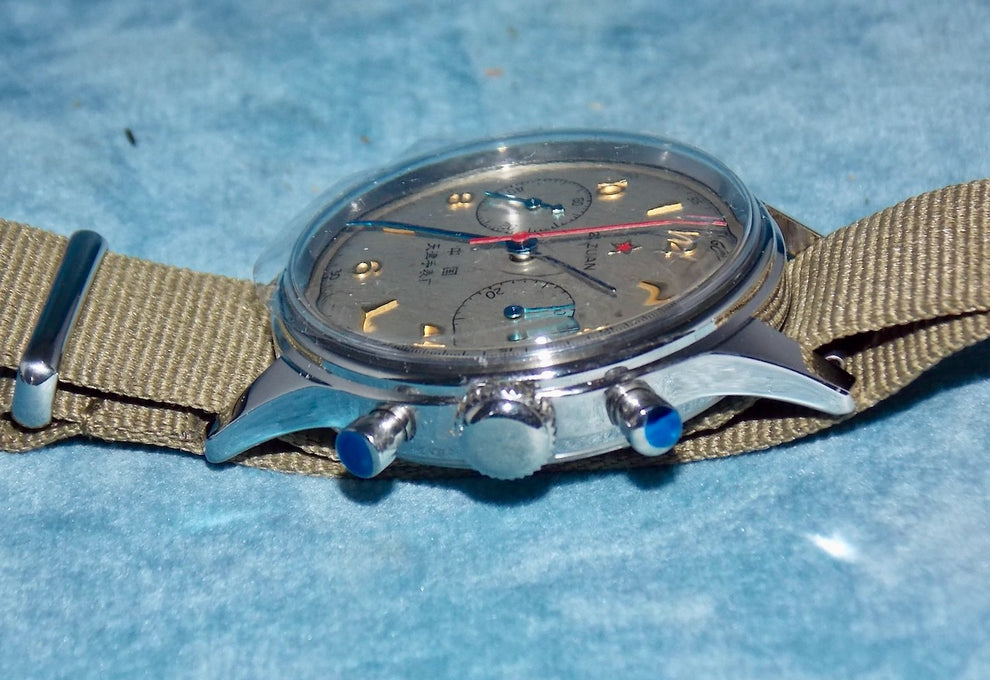 Seagull 1963 Pilot Chronograph Watch Zuan ST19 Movement Reissue ...