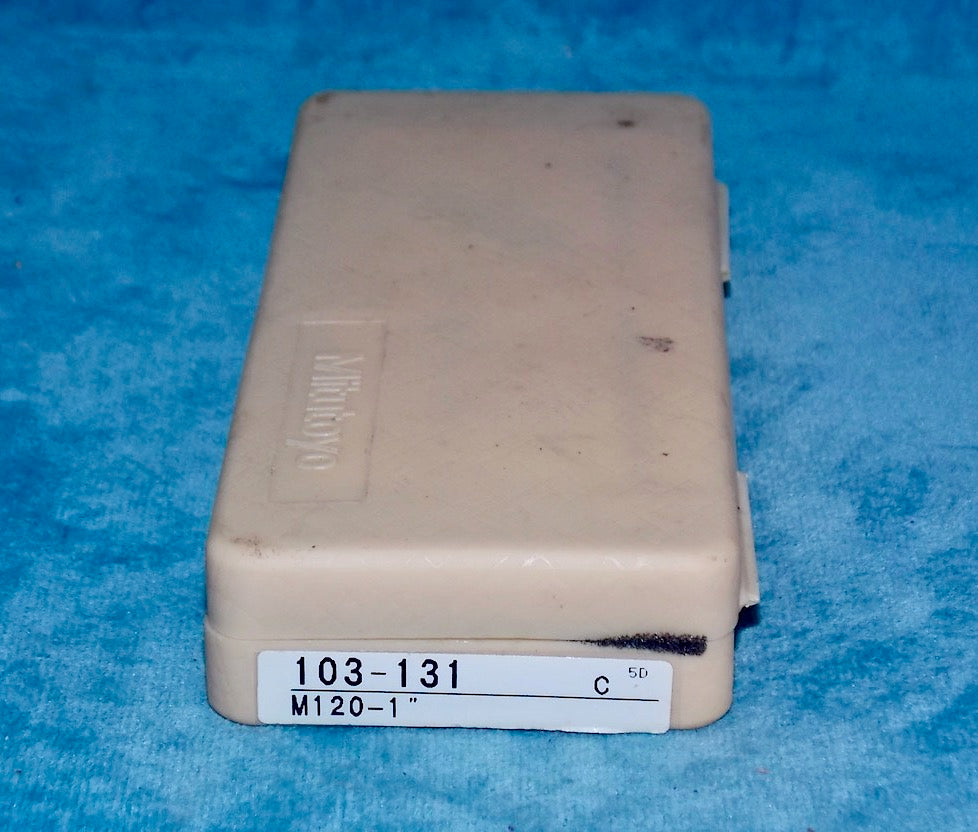 Mitutoyo 103-131 External Micrometer Measuring 0-1 Inch At 0.0001 Inch ...