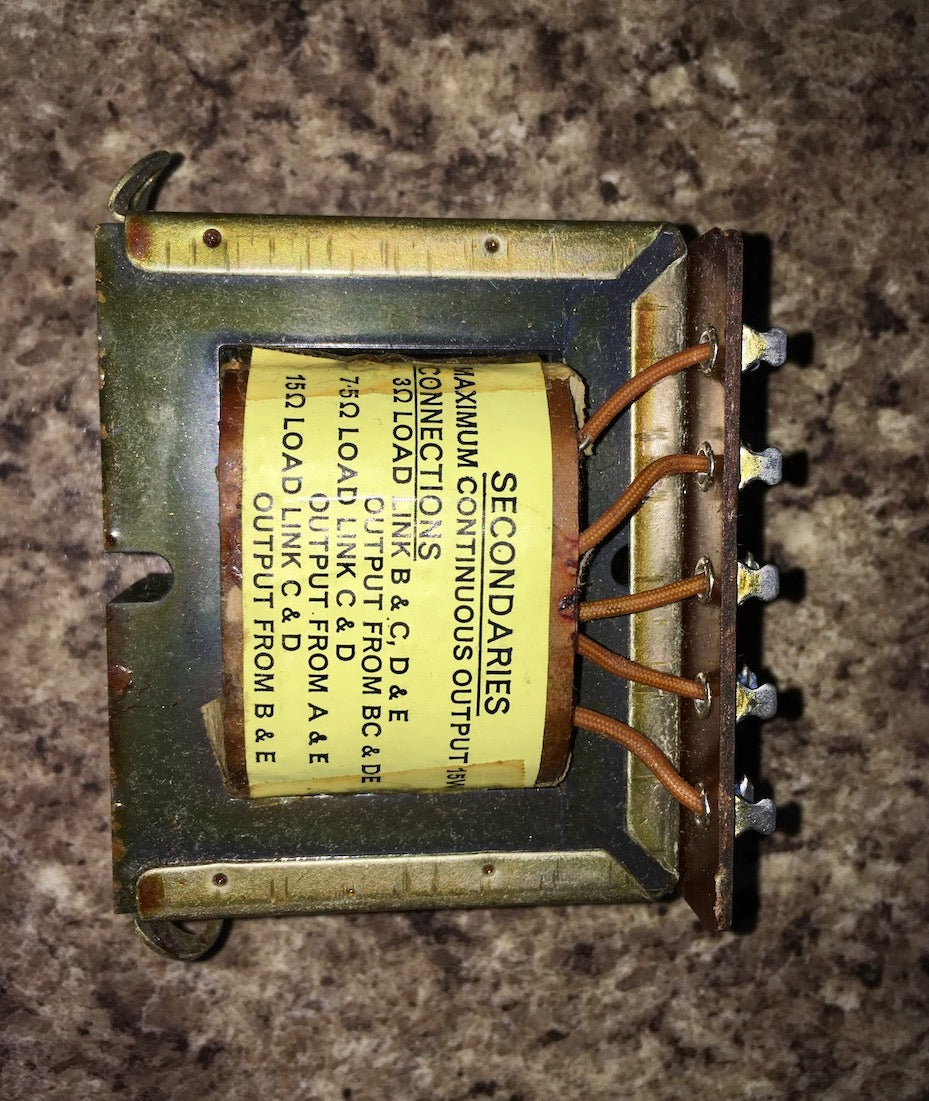 Vintage Radiospares RS Heavy Duty Output Transformer 21-754 – Mullard ...