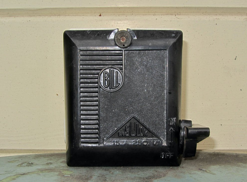 Vintage Bill Insulok Ceramic and Bakelite Electrical Fuse Box – Mullard ...