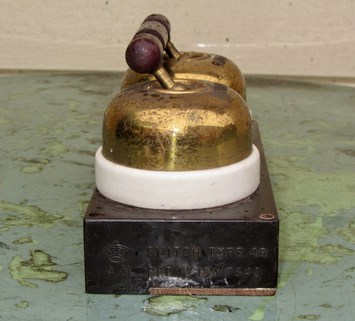 Vintage Aircraft Twin Magneto/Accumulator Switch Type 49 Air Ministry ...