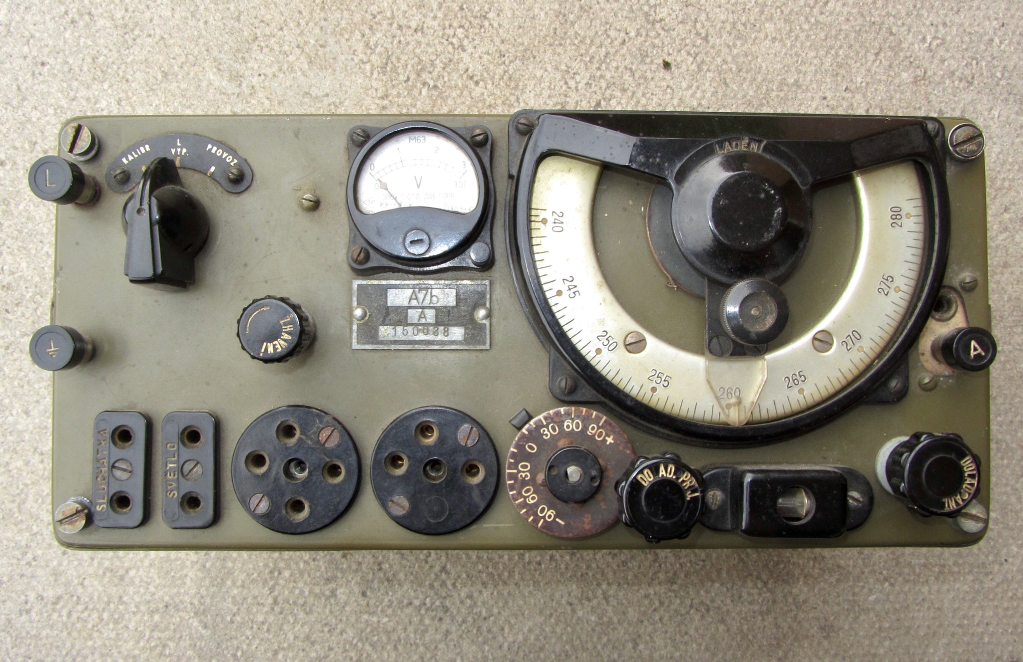 1950s A7B Czech Military Man Pack Valve Transceiver – Mullard Antiques ...