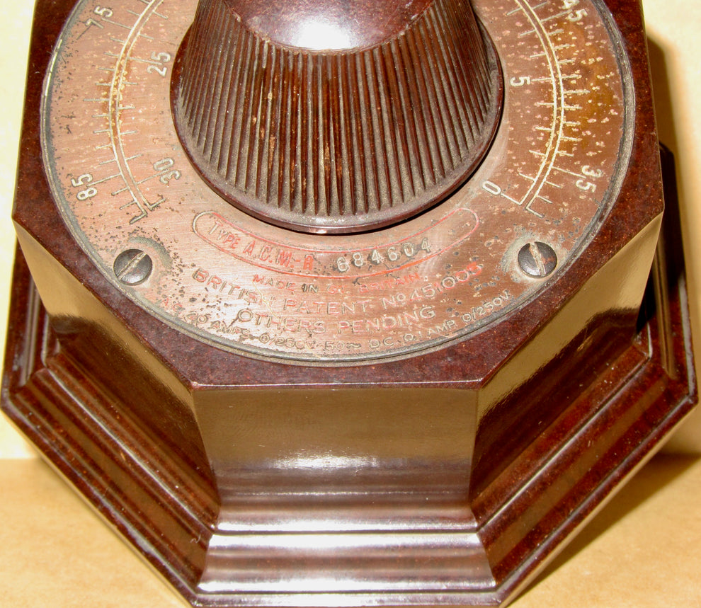 1930s Type ACM-R Bakelite Room Thermostat With Fahrenheit And Centigra ...